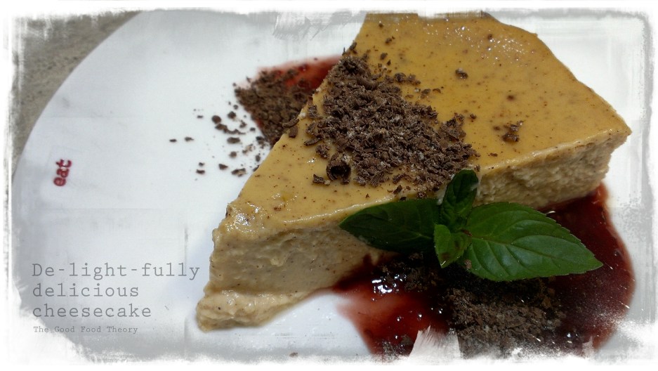 De-light-fully delicious cheesecake | The Good Food Theory